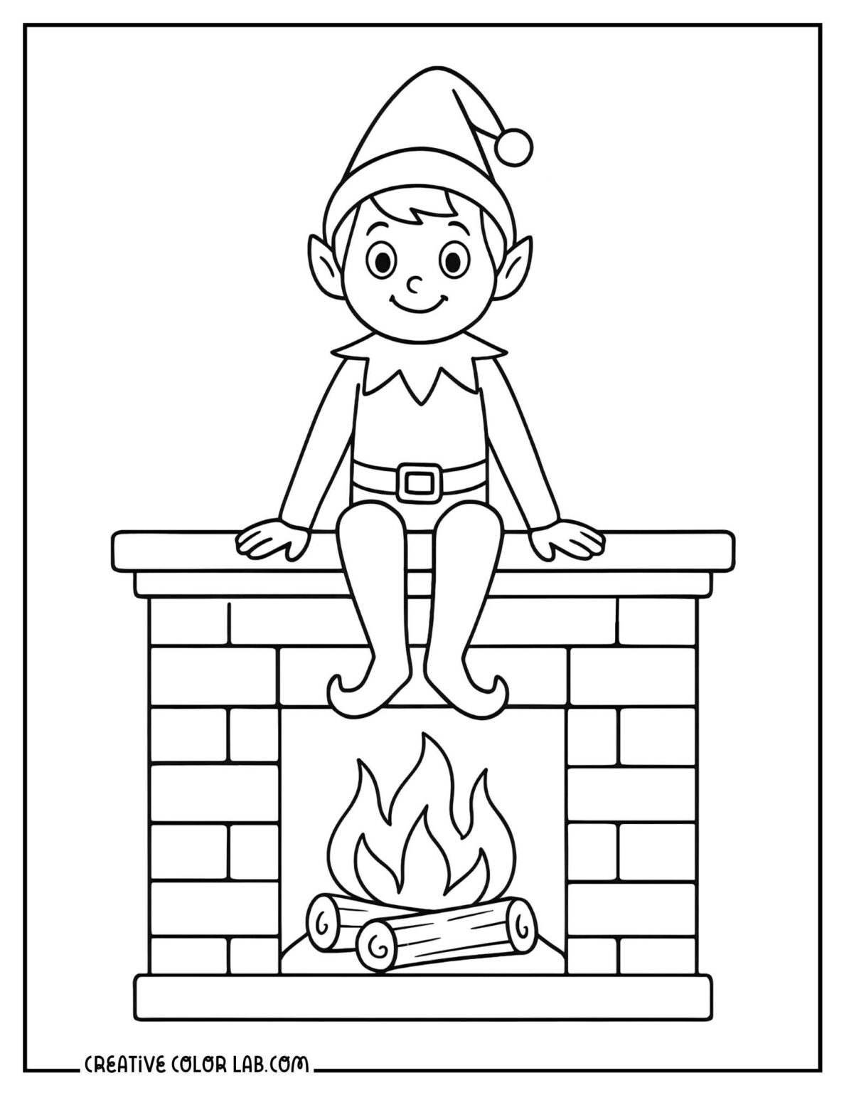 Elves Coloring Pages | Free Printables