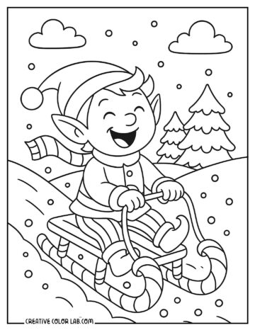 Elves Coloring Pages | Free Printables