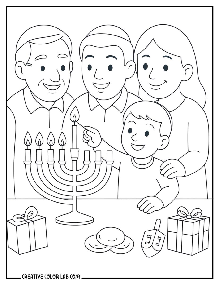 25 Hanukkah Coloring Pages | Free PDF Printables
