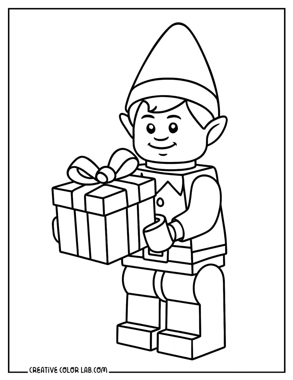 Elves Coloring Pages | Free Printables