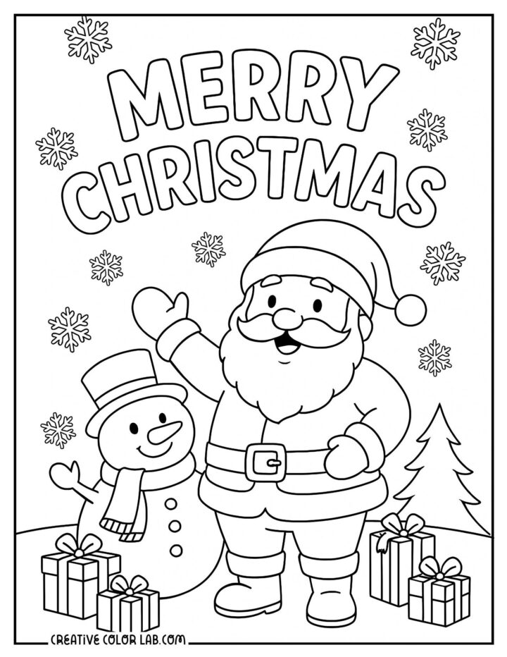 Snowman Coloring Pages | Free Printable PDFs