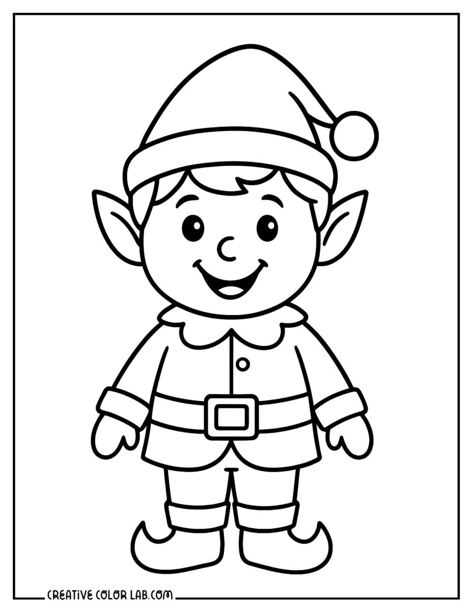 Elves Coloring Pages | Free Printables
