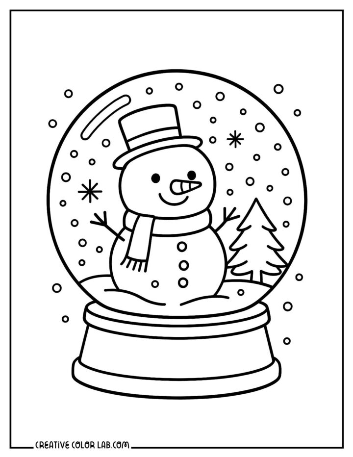 Snowman Coloring Pages | Free Printable PDFs