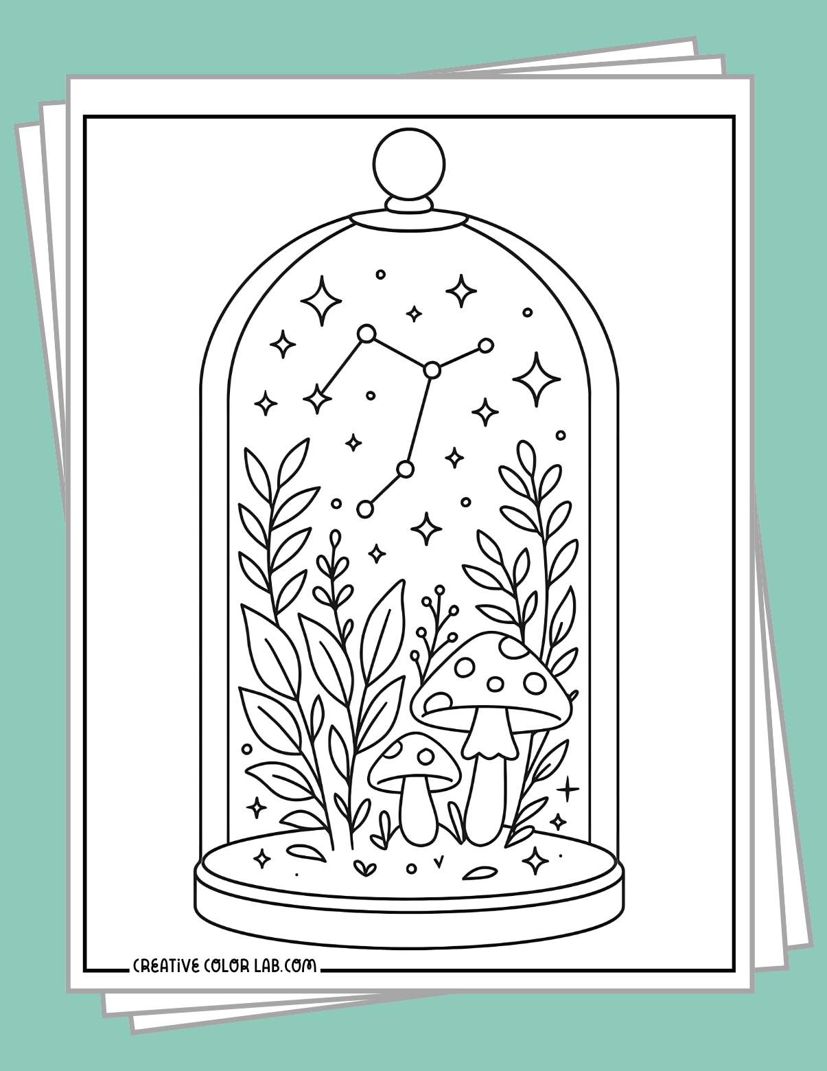 39 Aesthetic Coloring Pages | Free Printable PDFs