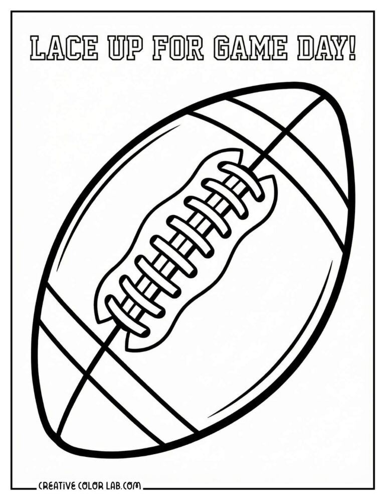 Super Bowl Coloring Pages | Free Football Printables