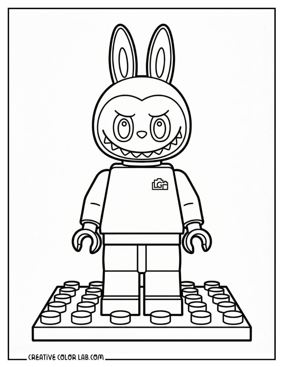 Printable Labubu Coloring Pages