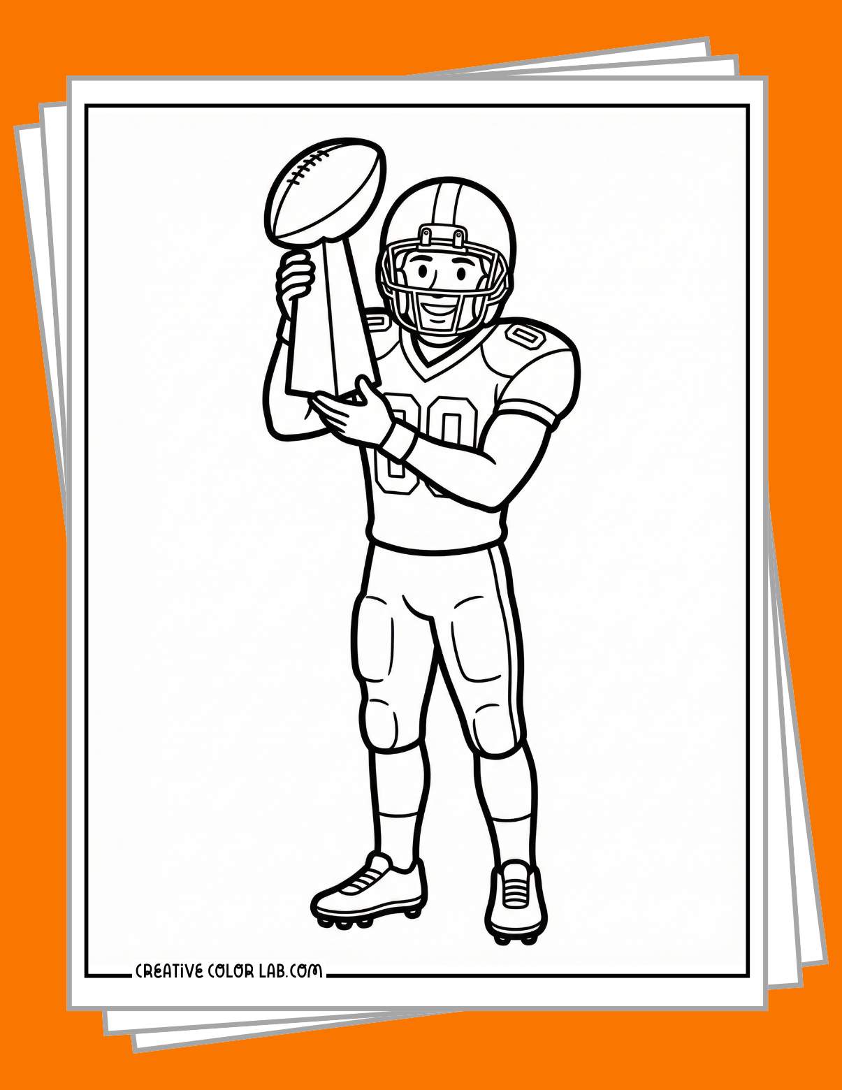 Super Bowl Coloring Pages | Free Football Printables