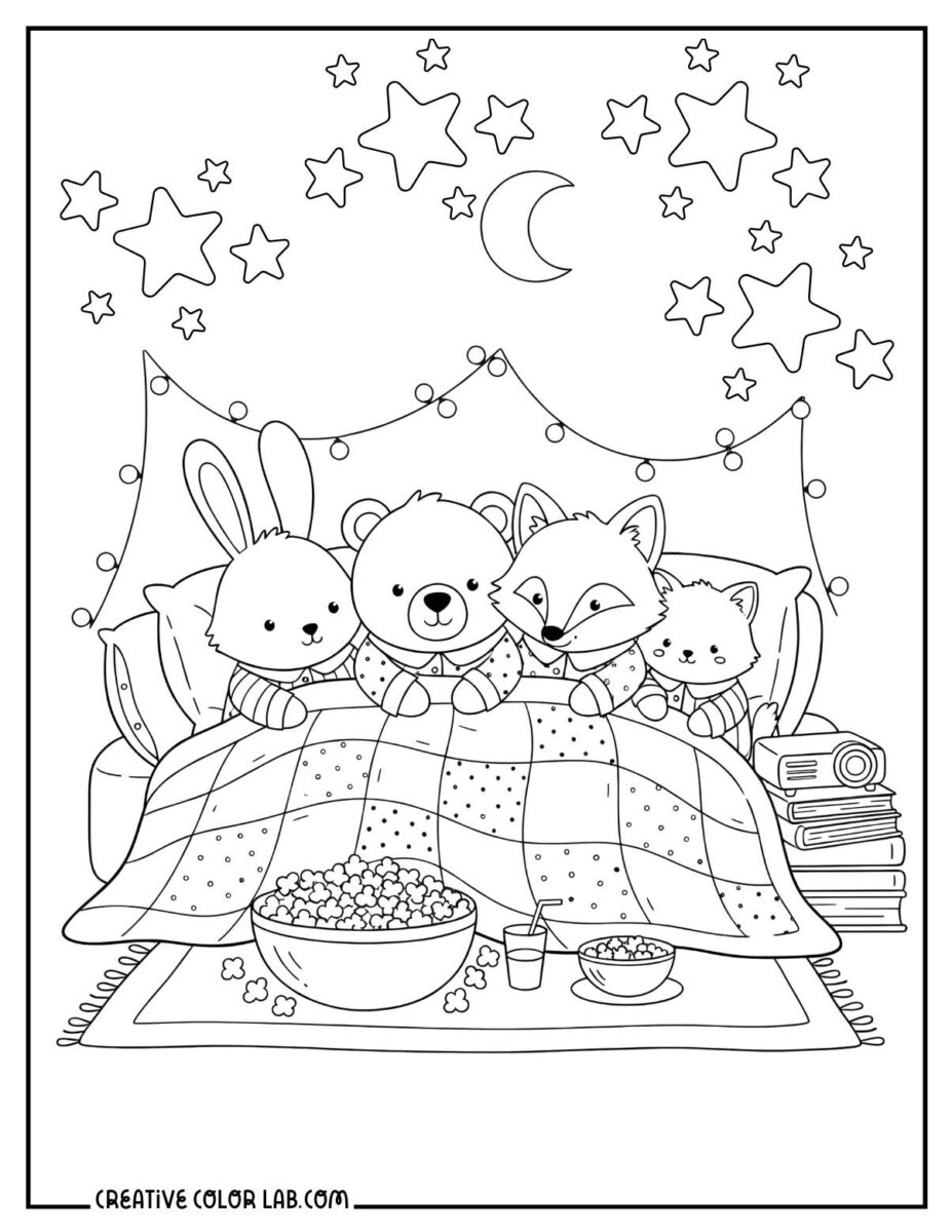 Cozy Coloring Pages PDFs to Color