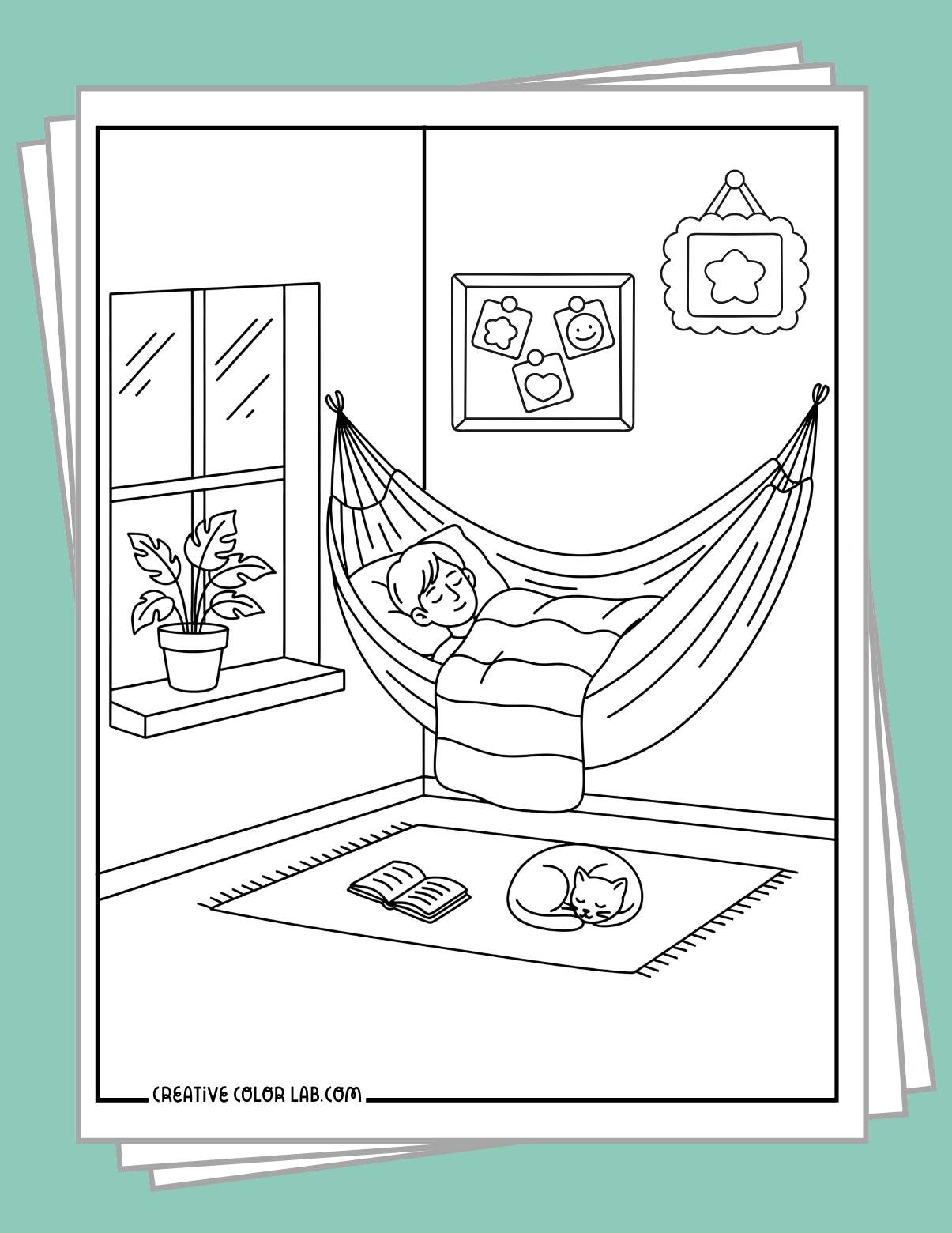 Cozy Coloring Pages PDFs to Color