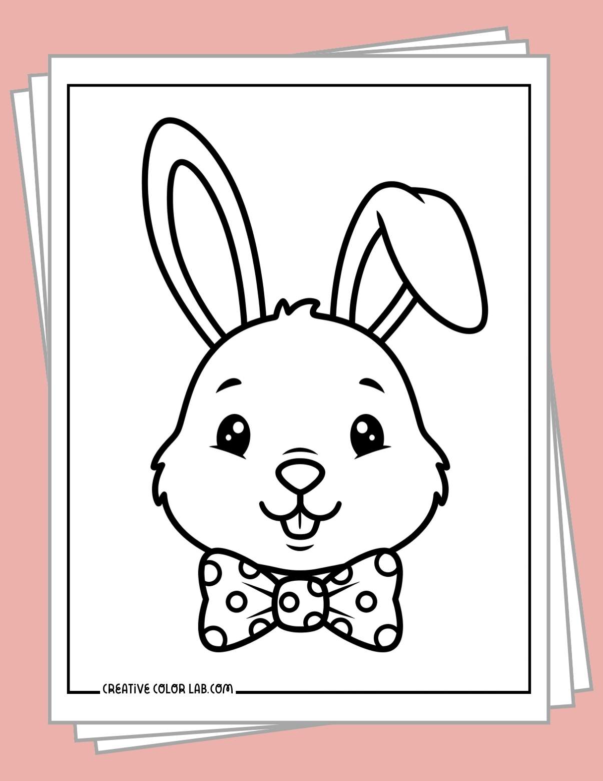 Printable Easter Bunny Coloring Pages