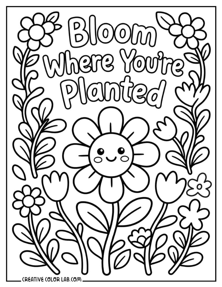 38 Free Printable Spring Coloring Pages