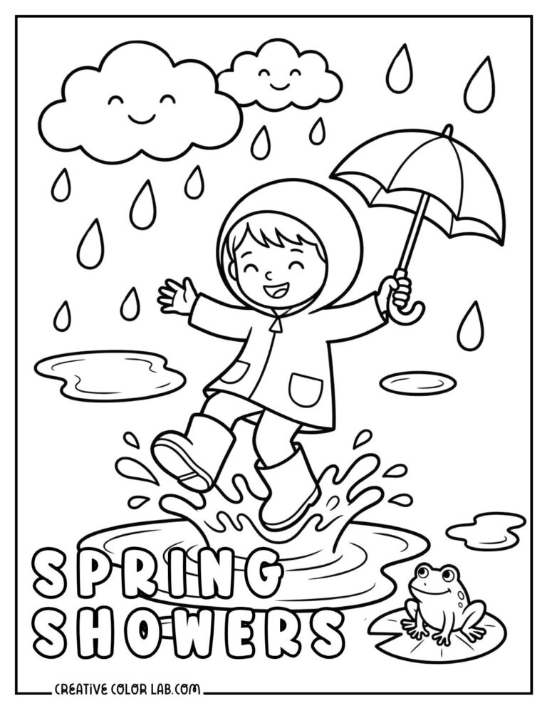 38 Free Printable Spring Coloring Pages